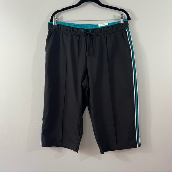 Pants & Jumpsuits | Made For Life Quick Dry Capris Pl Black With Blue ...